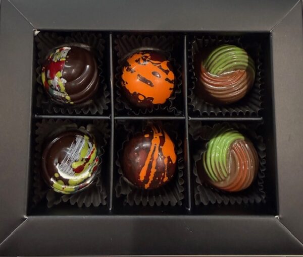 Holiday Chocolate Box, 6 Piece – Touring Chocolatier